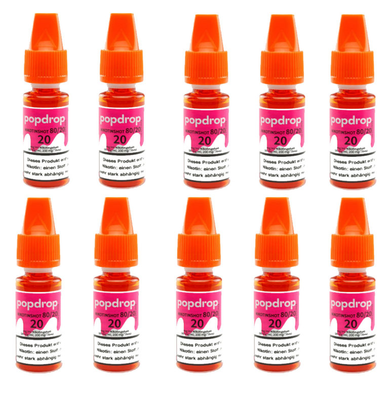 Nikotin Shot 20mg/10ml Popdrop - Vapor Devils Shop